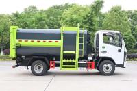 China Manual Transmission Type Dongfeng 4*2 Hook Arm Garbage Truck Dump Garbage Truck With Waste Bin for Waste Collection for sale