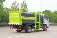 China Manual Transmission Type Dongfeng 4*2 Hook Arm Garbage Truck Dump Garbage Truck With Waste Bin for Waste Collection for sale