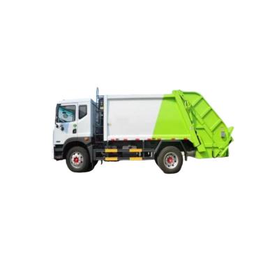 China Manual Transmission 10cbm Waste Collection Garbage Compactor Truck for Garbage Can Cleaning and Compression at Affordable for sale