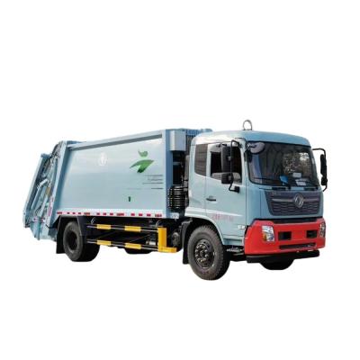 China Manual Transmission Diesel Engine Sanitation Garbage Truck with Compressed Body Design for sale