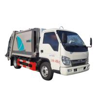 China Manual Transmission 5m3 Capacity Diesel Compactor Garbage Truck for Waste Compression for sale