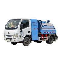 China High Pressure Mini Size Electric Septic Tank Truck With Fecal Suction Truck for sale