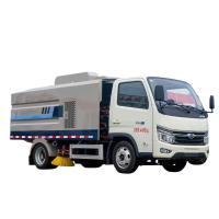 China 4X2 Leaf Trash Sweeping 2000 Liters Electric Road Sweeping Trucks with Pure Electric Energy Type for sale