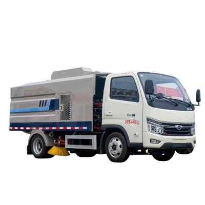 China 4X2 Leaf Trash Sweeping 2000 Liters Electric Road Sweeping Trucks with Pure Electric Energy Type for sale