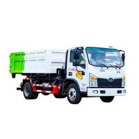 China Front Four Rear Eight Carriage Detachable Hook Arm Garbage Truck for Manual Transmission and Municipal Road Cleaning for sale