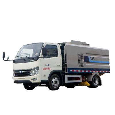 China Electric 4X2 Eco-Friendly 2 Cubic Meter Road Cleaning And Sweeping Truck Pure Electric for sale