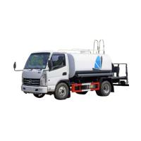 China Manual Transmission Type Small Water Tank Truck Sprinkler for Farm Cleaning and Road Landscaping Core Motor Component Model Tanker for sale