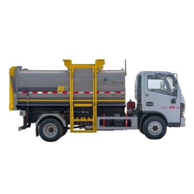 China 6.5cbm Dongfeng Domestic Waste Vehicle Kitchen Garbage Truck for Municipal Manual Transmission Euro 4 Emission Standard for sale