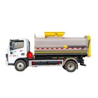 China Manual Transmission Round Tank Kitchen Barreled Garbage Collection Truck for Euro 4 Emission Standard and Waste Management for sale