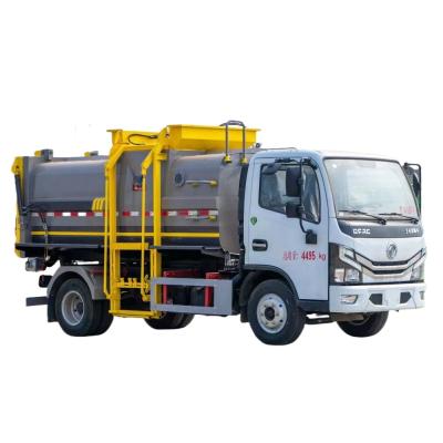 China Special Vehicle Manufacturers' of Manual Transmission Waste Classification Kitchen Garbage Truck for Customer Requirements for sale