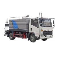 China 7 Cbm Water Spray Tanker Sprinkler Tank Truck with Manual Transmission Type for sale