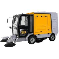 China Fully Enclosed Street Cleaning Machine Electric Street Vacuum Cleaner Energy type Pure Electric Ride on Floor Sweeper for sale
