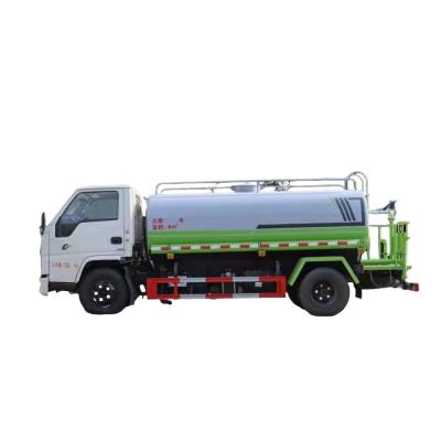 China JMC Water Tanker Truck Tanker Stainless Steel Water Tank Truck Manual Transmission Type for sale