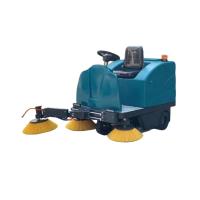 China Durable Industrial Street Roadelectric Ride On Sweeper Truck with Pure Electric Energy Type for sale