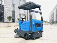 China Pure Electric Ride On Sanitation Cleaning Truck Mini Shop Floor / Outdoor Road Sweeper Customized for sale