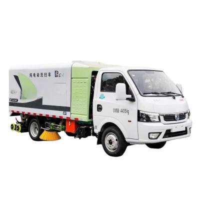China Pure Electric Dongfeng Municipal Sanitation Street Sweeping Vehicle with Dust Vacuum Road Sweeper Truck for sale