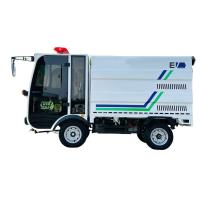 China Fully Enclosed Sanitation Cleaning Truck Four Wheel Drive Pure Electric Sprinkler Truck for sale