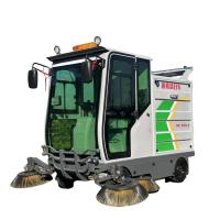 China Pure Electric Five Brush Sweeper Cleaning Machine for Outdoor Working Automatic Driving Cleaner for sale