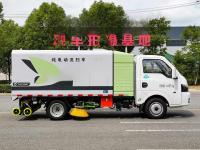 China Energy Type Pure Electric DONGFENG 4x2 Road Cleaning Sweeper Truck for sale