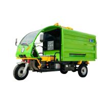 China Pure Electric Energy Type Side Loading Road Cleaning Machine Garbage Collection Truck Can Cleaner for sale