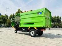 China Pure Electric Energy Type Side Loading Road Cleaning Machine Garbage Collection Truck Can Cleaner for sale