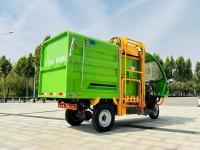 China Pure Electric Energy Type Side Loading Road Cleaning Machine Garbage Collection Truck Can Cleaner for sale