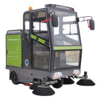 China Automatic Brush Electric Water Sanitation Rotary Outdoor Steering Wheels Industrial Floor Sweeper for sale