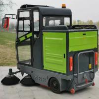 China Automatic Brush Electric Water Sanitation Rotary Outdoor Steering Wheels Industrial Floor Sweeper for sale