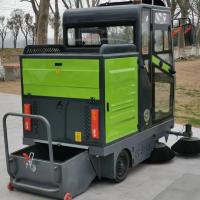 China Automatic Brush Electric Water Sanitation Rotary Outdoor Steering Wheels Industrial Floor Sweeper for sale