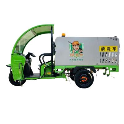 China Electric Pressure Cleaning Vehicle for Dredging Streets Municipal Multi functional Ground Washing for sale