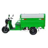 China Stainless Steel Electric Three Wheeled Garbage Truck For Pure Electric And Food Waste Transfer for sale