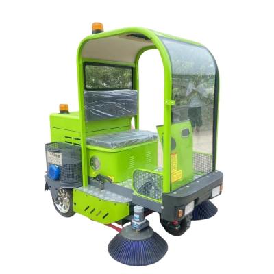 China Pure Electric Energy Farm Cleaning Machine Battery Powered Ride On Sweeper for sale