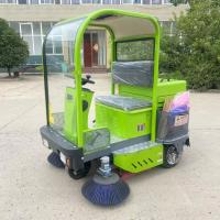 China Pure Electric Energy Farm Cleaning Machine Battery Powered Ride On Sweeper for sale