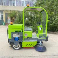 China Pure Electric Energy Farm Cleaning Machine Battery Powered Ride On Sweeper for sale