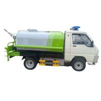 China Pure Electric Six Wheel Sprinkler Fog Gun Mechanical Dust Removal Sprinkler Street Road Flushing Truck for sale