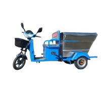 China Stainless Steel Electric Three Wheeled Garbage Truck For Street Transfer Sanitation And Transfer for sale