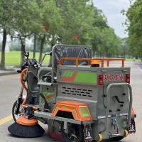 China Small Electric Street Sweeper with Pure Electric Energy Type Street Sweeping Machine for sale