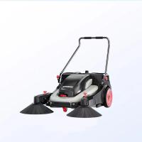 China Energy Type Pure Electric Manual Street Sweeper Push by Hand Garden Yard Floor Sweeper for Warehouse for sale