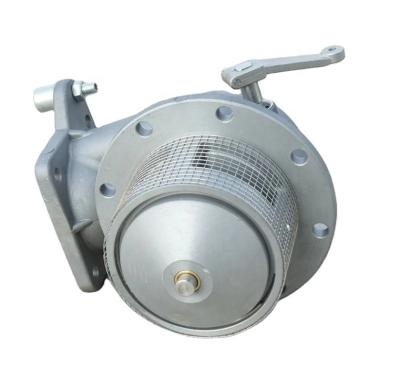China Aluminium Alloy Tank Truck Emergency Closing Bottom Tank Valve Manual Subsea Valve 5.3kg for sale