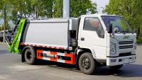 China JMC Garbage Truck Chassis Domestic Waste Collection and Transfer 6square Compressed Garbage Truck for sale