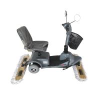 China Three Wheel Electric Sweeper Driving Type Dust Clean Scrubber Floor Mop Cart for Heavy Duty Dust Elimination for sale