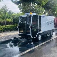 China Pure Electric Four Wheel Multifunctional Sweeper With Large Capacity Dustbin for sale
