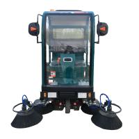 China Pure Electric Multi-functional Industrial Electric Street Road Sweeper Truck with Custom Brush for sale