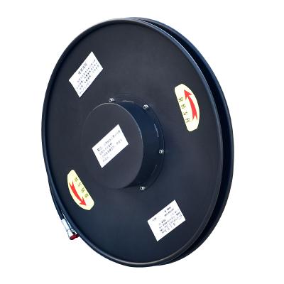 China Auto Spring Driven Hydraulic Hose Reel With 2 Hoses High Pressure Customized Length for Dual Oil Channel Aerial Work Vehicle for sale