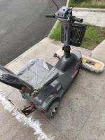 China Real 3 Wheels Ride on Floor Sweepers Sweeping Machine Cleaning Mobility Scooter With Pushing Driving Mop Dust Cart for sale