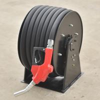 China 2 Inch 25 Meters Oil Hose Reel Manual and Power Rewind Electric Automatic Retractable Fuel Hose Reel Tanker Truck Sturdy for sale