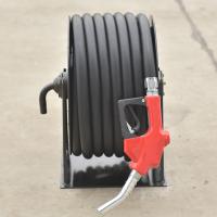 China 2 Inch 25 Meters Oil Hose Reel Manual and Power Rewind Electric Automatic Retractable Fuel Hose Reel Tanker Truck Sturdy for sale