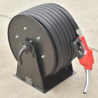 China 2 Inch 25 Meters Oil Hose Reel Manual and Power Rewind Electric Automatic Retractable Fuel Hose Reel Tanker Truck Sturdy for sale