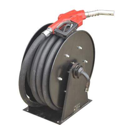 China Truck Mounted Fuel Dispenser 1 Inch Automatic Hose Reel with 15 Meter Length and Automatic Function in Working Voltage for sale