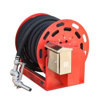 China Certificate / Made in Hubei Mobile Mini Small 24v Motor Driven Fuel Reel Electric Hose Reel for sale